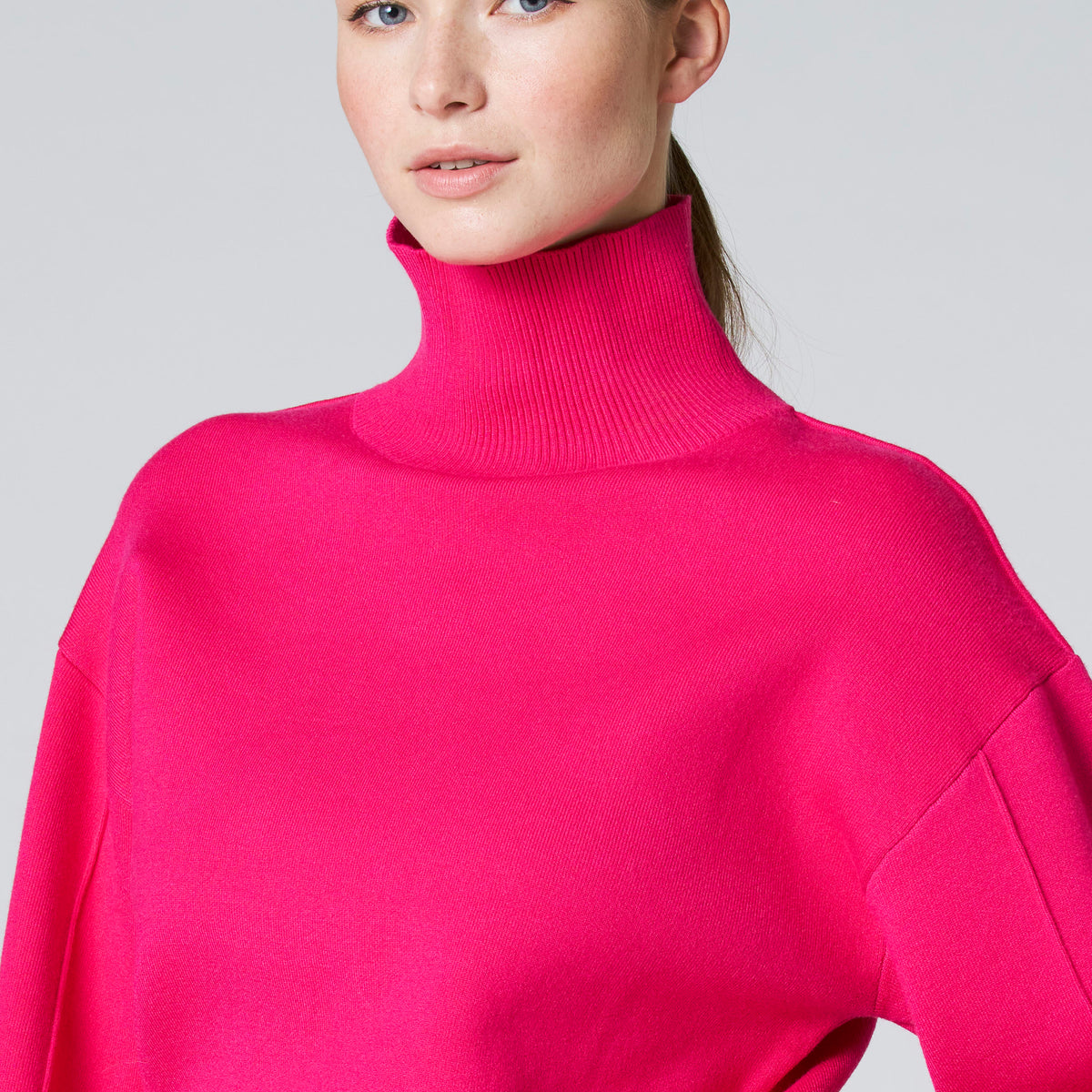 Pull à col roulé - rose - Astrid Black Label - ZEB